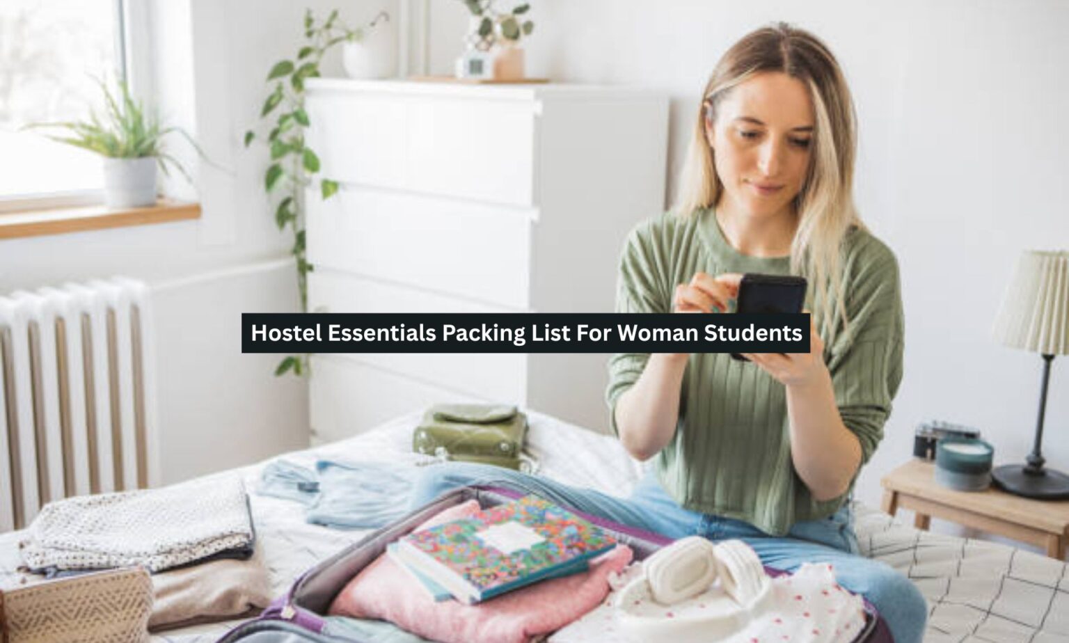 Hostel Essentials Packing List For Woman Students - Female Essential
